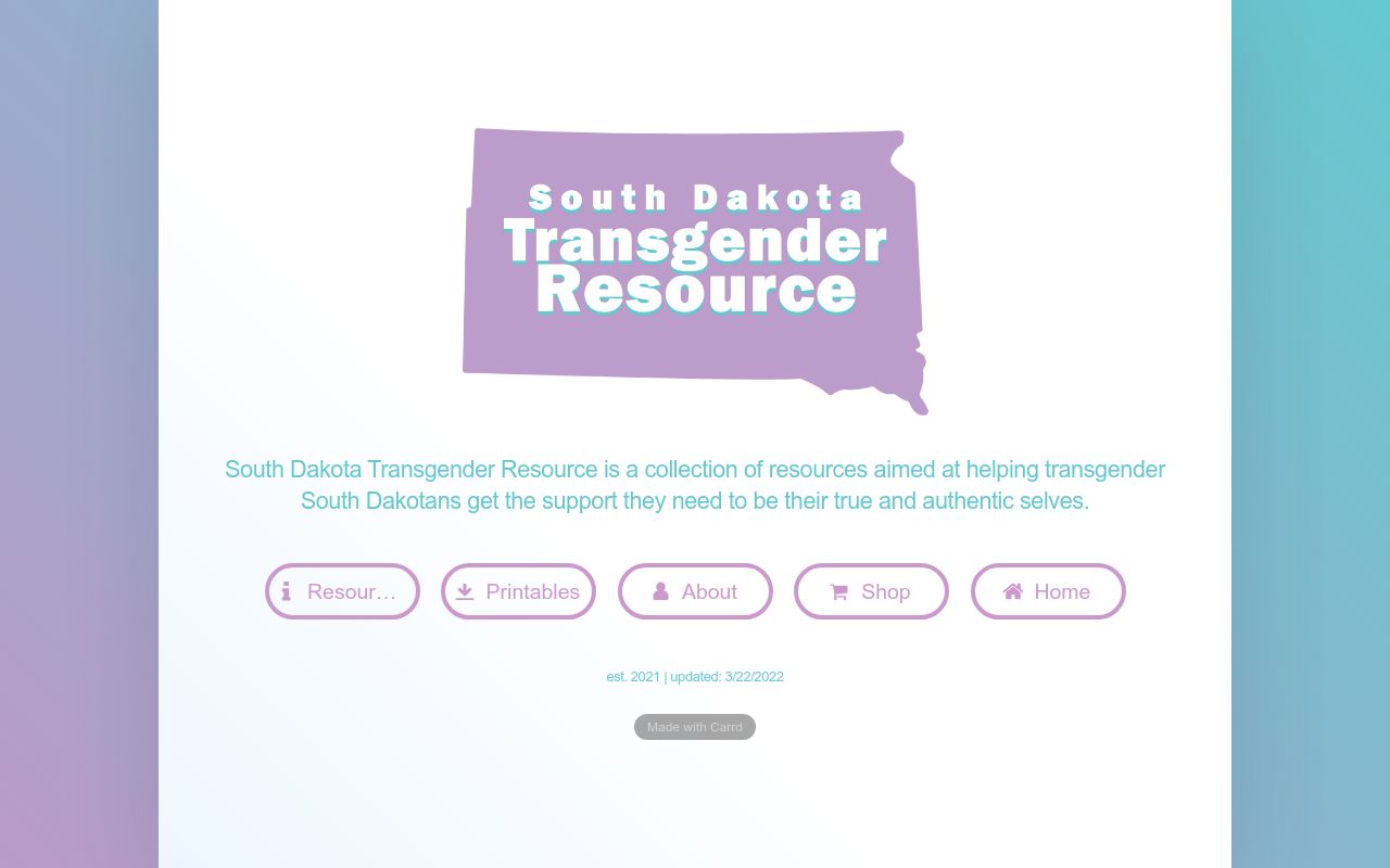 South Dakota Transgender Resource